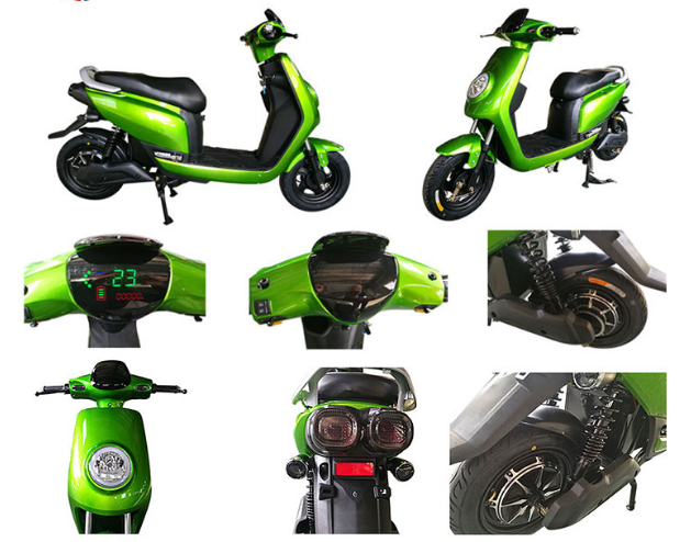 Candy Color Electric Road Scooter 48V20AH Lead acid 450w DC Brushless Motor